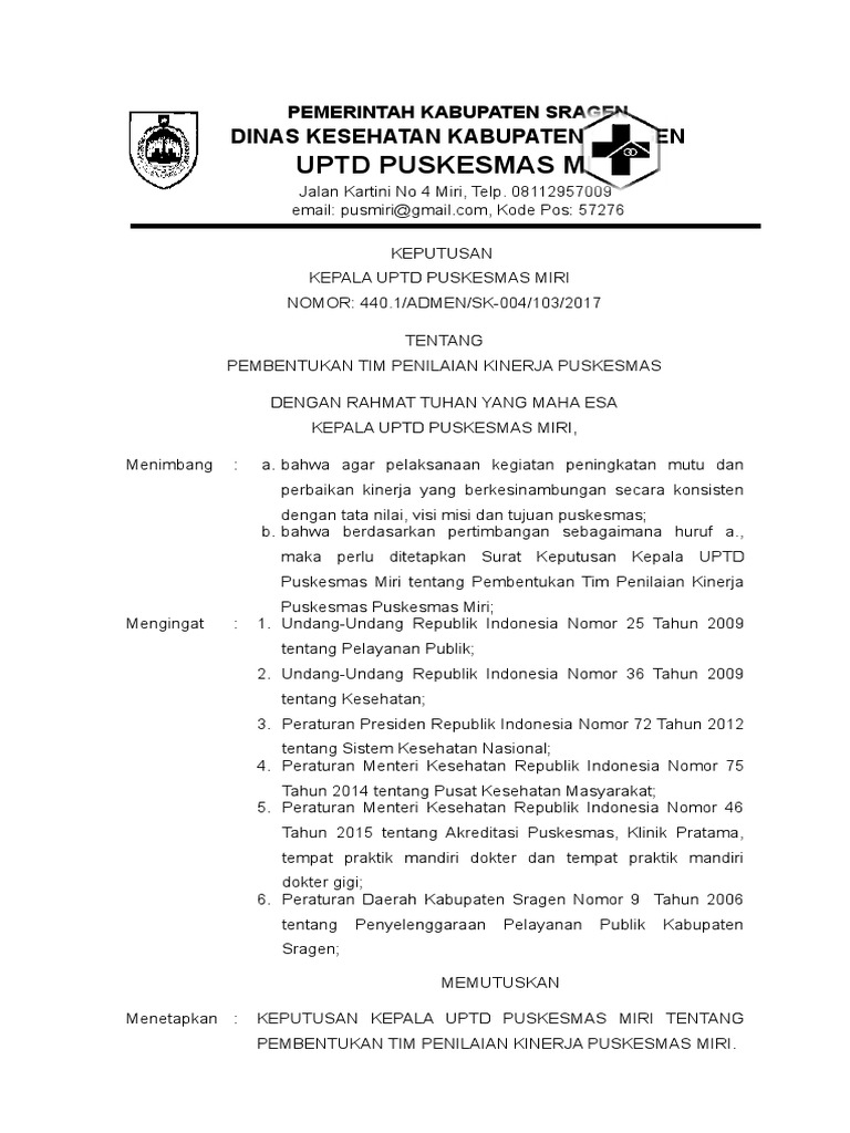 004 SK Tim PKP | PDF