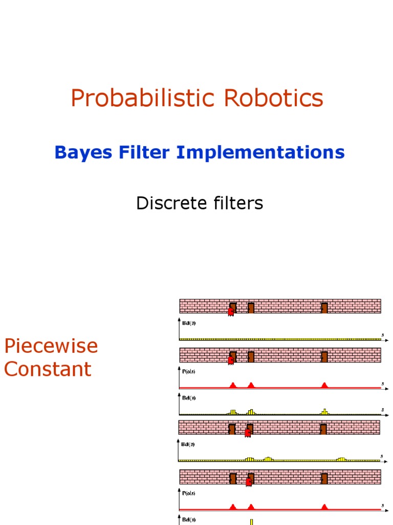Probabilistic Robotics: Bayes Filter Implementations | PDF | Discrete Time And Continuous Time ...