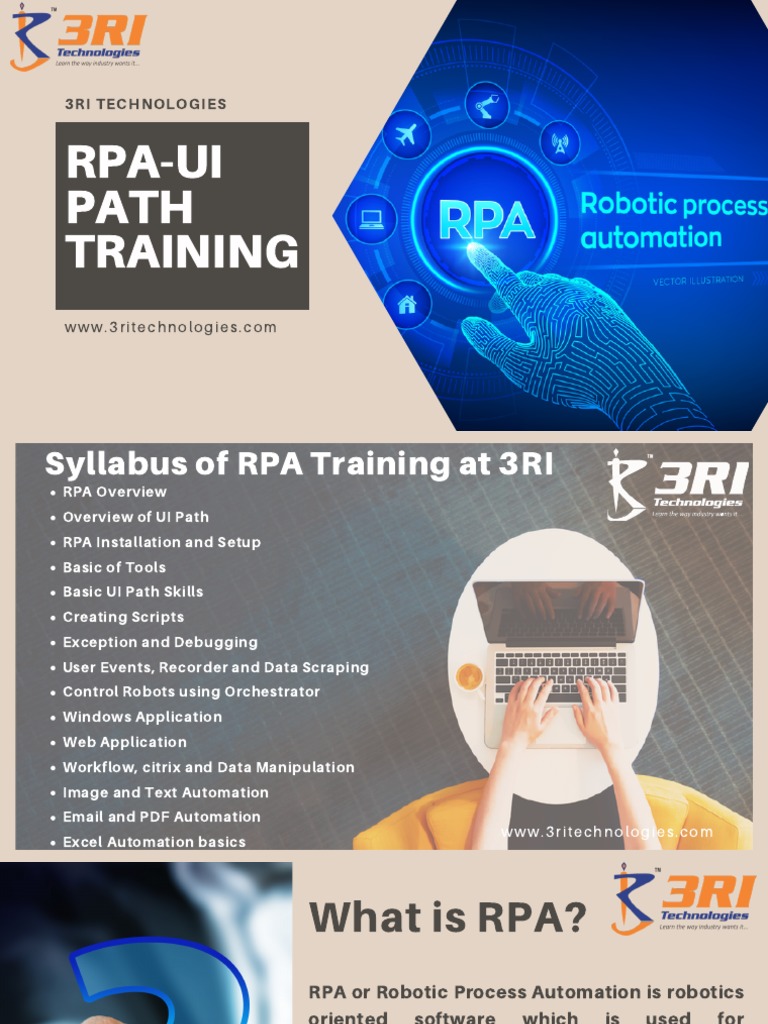 Rpa Training in Pune With Placement | PDF