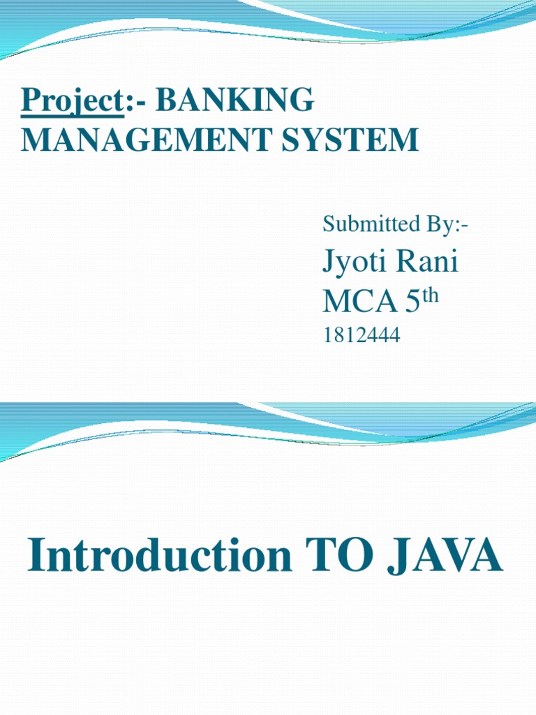 0 - Banking Management System | PDF | Java (Programming Language) | System Software