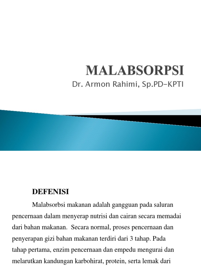 MALABSORPSI | PDF