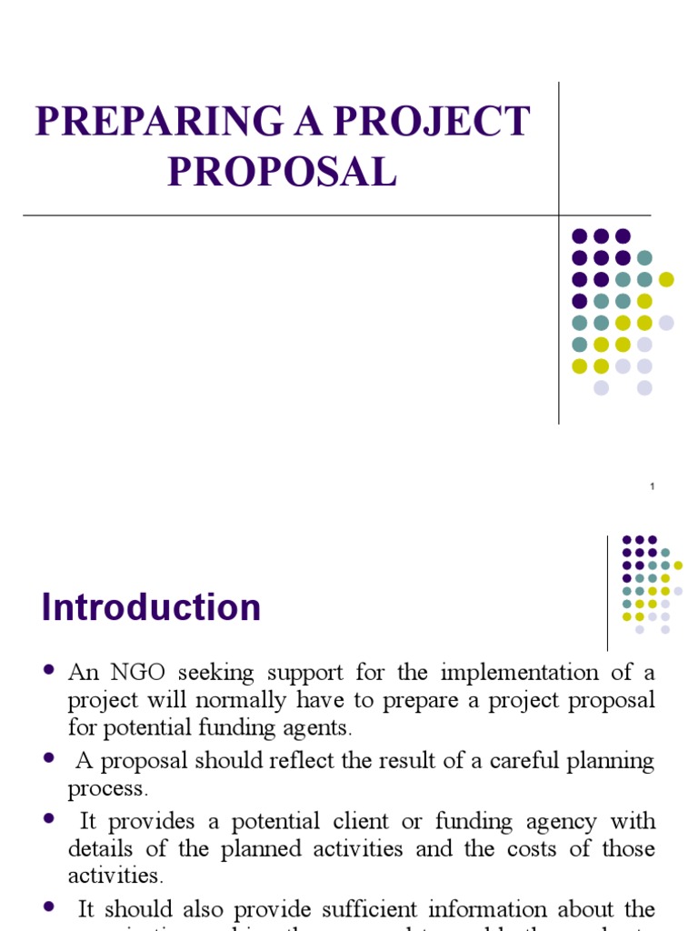 Preparing Project Proposal | PDF | Monitoring And Evaluation | Goal