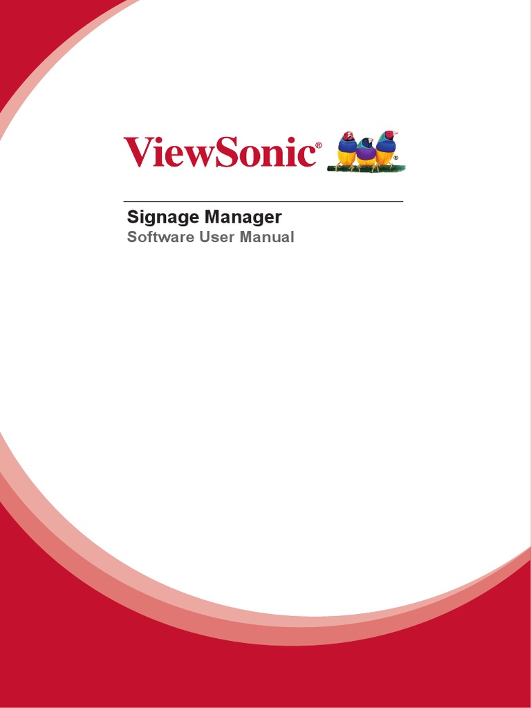 Signage Manager: Software User Manual | PDF | Double Click ...