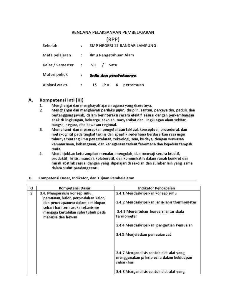 LK.5 RPP Dian Atika | PDF | Sains & Matematika | Teknologi & Rekayasa