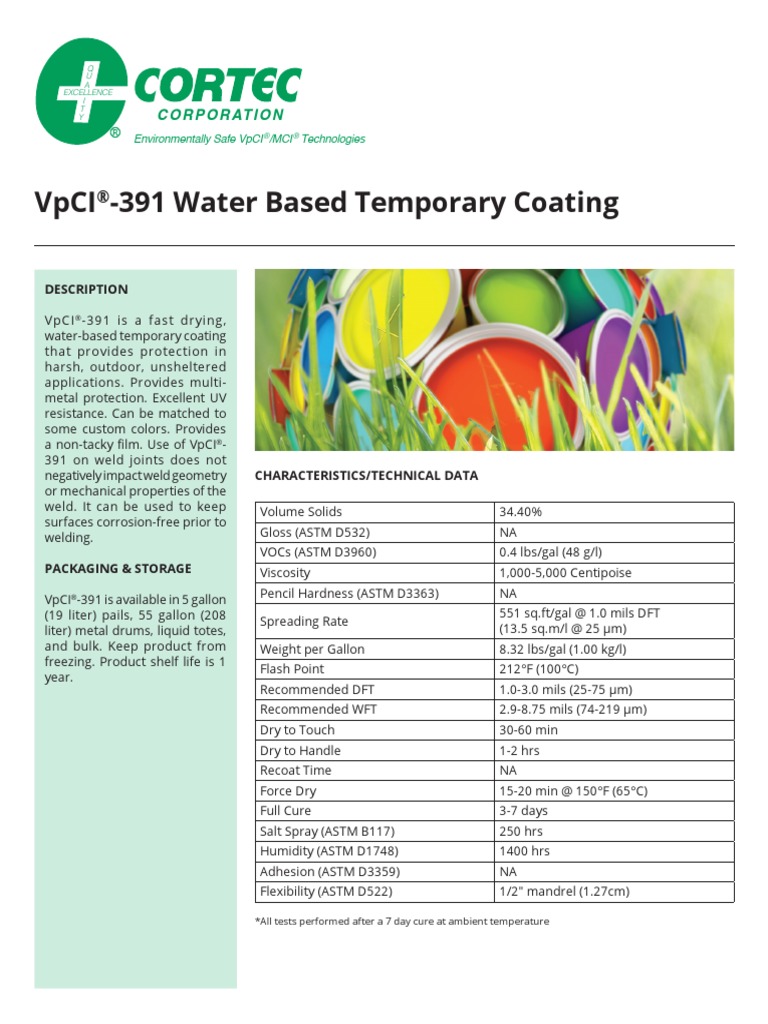 Cortec Product | PDF | Chemical Substances | Materials