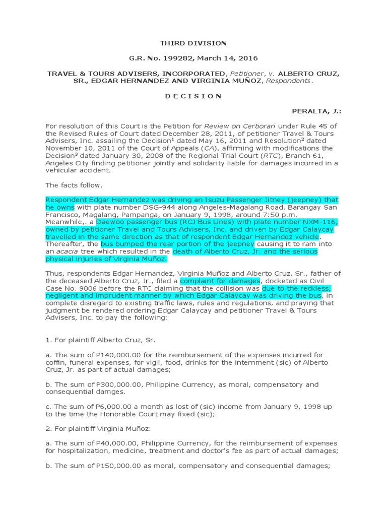 Digest | PDF | Negligence | Attorney's Fee