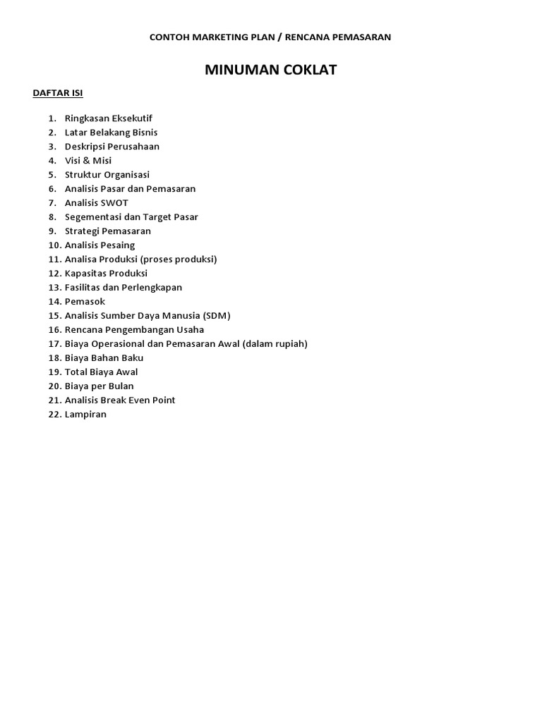 Contoh MP Uts Pemasaran | PDF