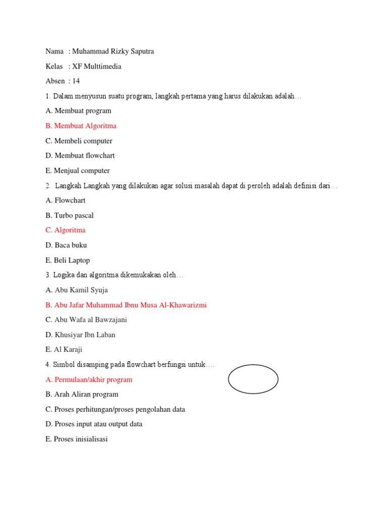 Simbol Terminator dalam Flowchart | PDF