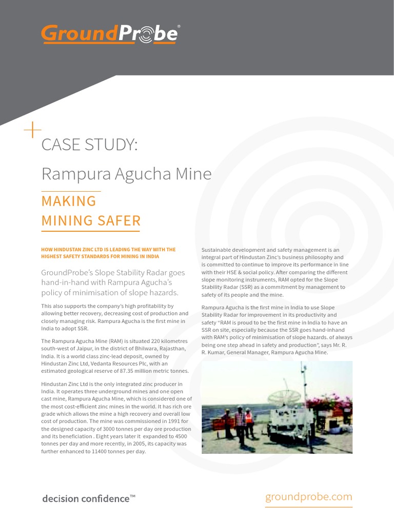 Rampura Agucha Case Study | PDF | Mining | Minerals