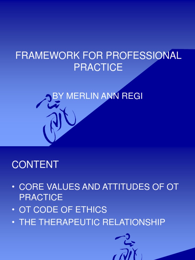 Framework For Professional Practice | PDF | Occupational Therapy | Autonomy