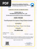 Weigh Balance Calibration Certificate | PDF | Calibration | Weighing Scale