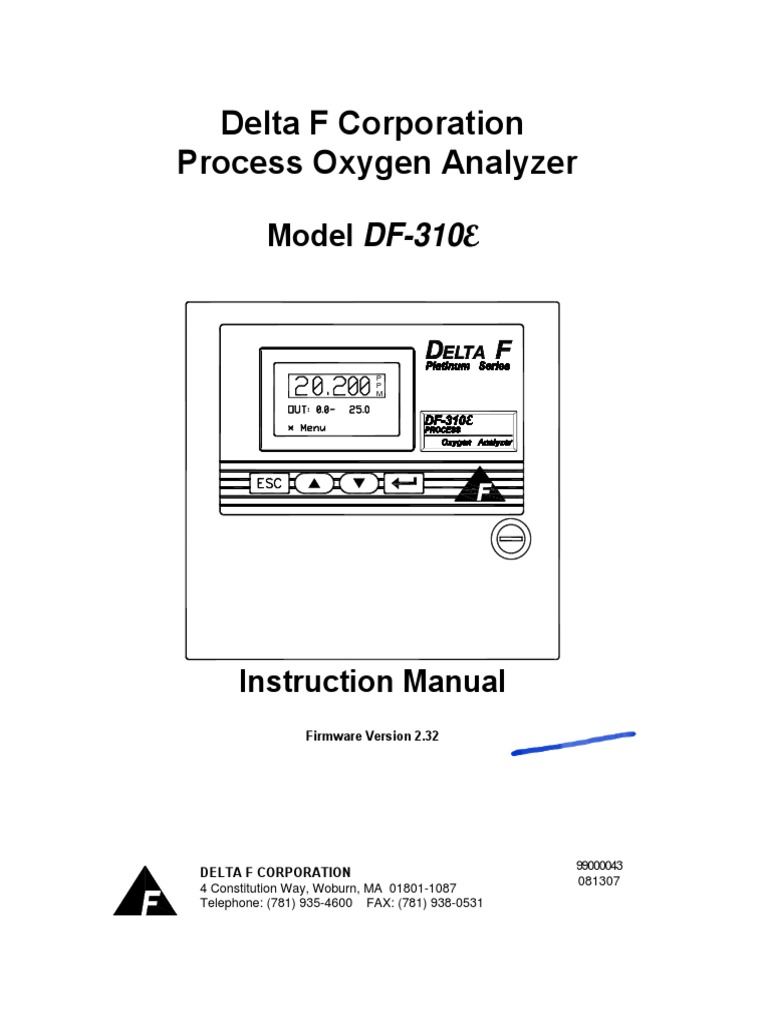 GE Delta F Operational Manual | PDF | Flow Measurement | Electrical ...