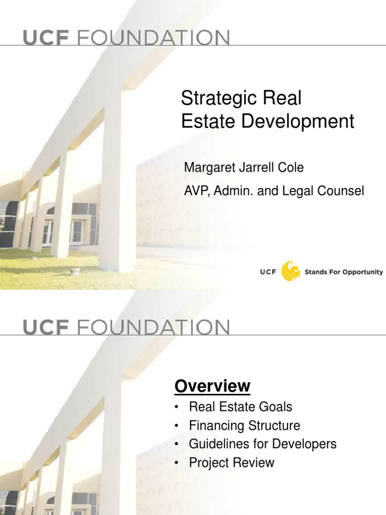 Strategic Real Estate Development | PDF
