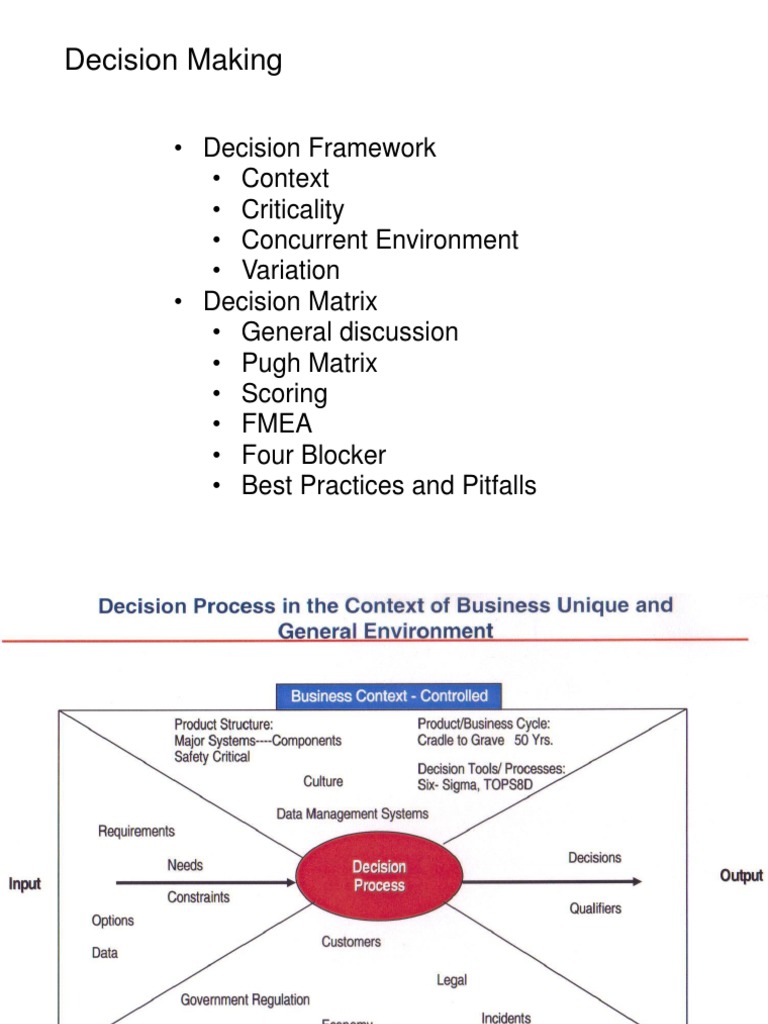 Decision Making Matrix | PDF | Decision Making | Analysis