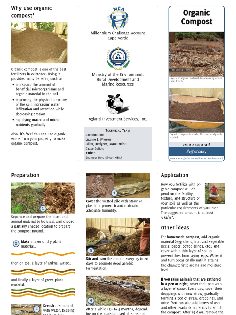 Agronomy Organic Compost | PDF | Compost | Organic Matter