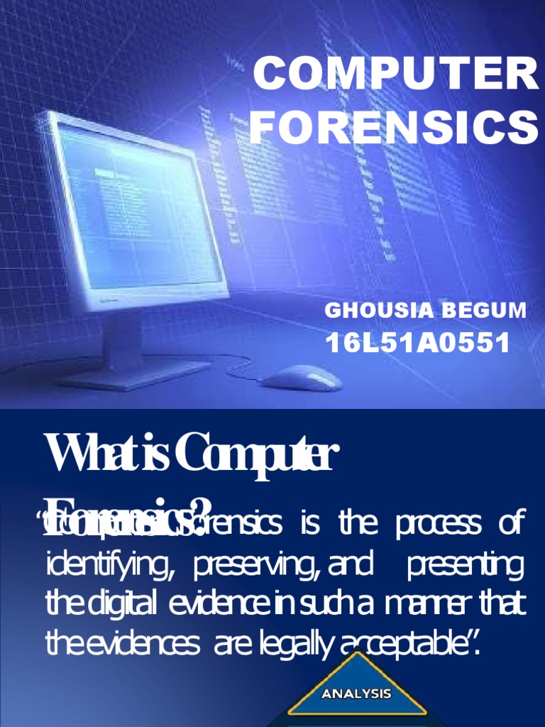 Understanding Computer Forensics Basics | PDF | Computer Forensics | Fraud