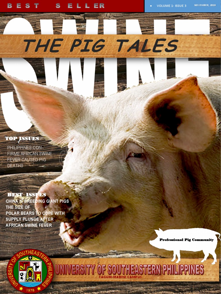 Pig Farming Magazine Covers Giant Pigs, African Swine Fever, and Native ...