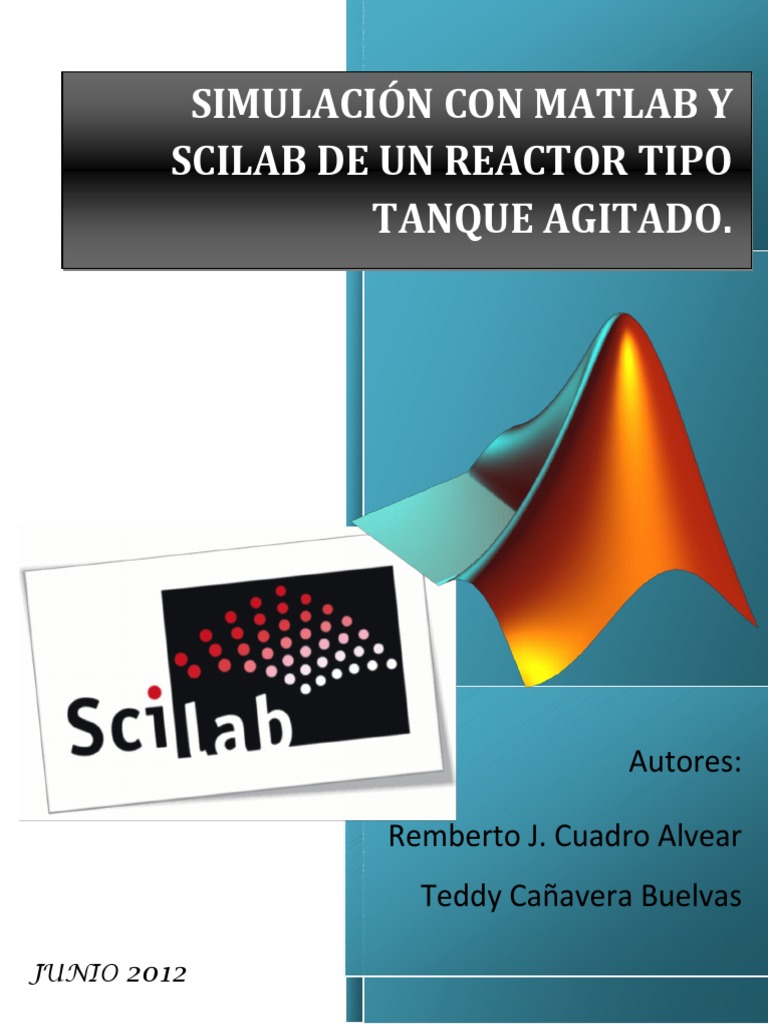 Simulación CSTR en MATLAB y SCILAB | PDF | Reactor Quimico | Equilibrio ...