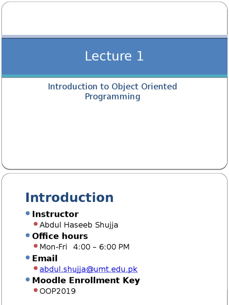 OOP Is Really Nice Structure | PDF | Object Oriented Programming ...