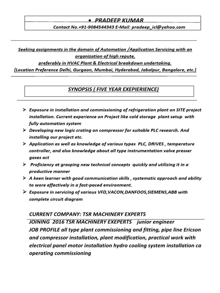 Pradeep Kumar Verma | Download Free PDF | Programmable Logic Controller ...