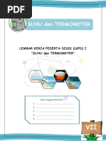 LKPD Suhu Kelas 7 | PDF