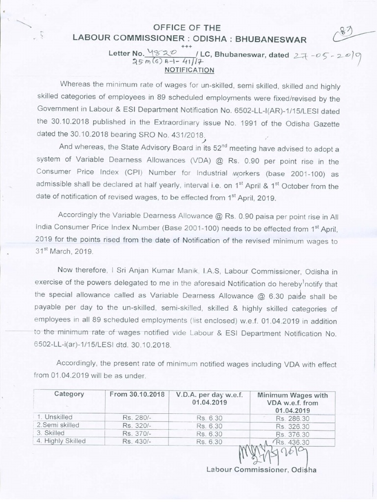 New Labour Rate | PDF