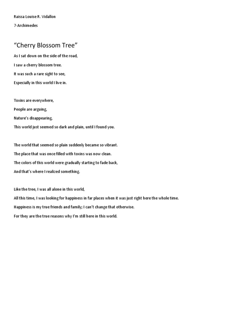 Random Poem :3 | PDF