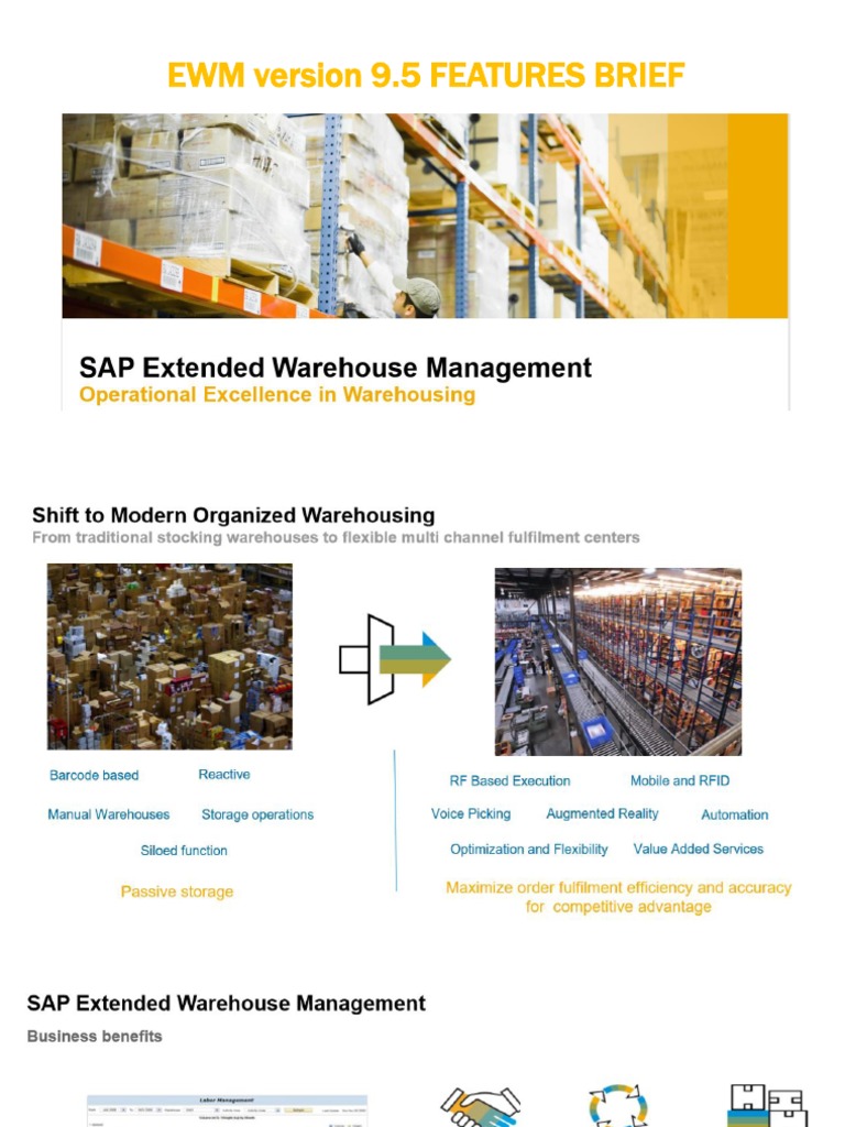 EWM 9.5 Overview | Download Free PDF | Warehouse | Radio