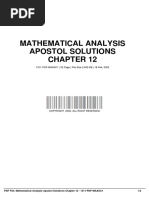 Solution Manual Elementary Classical Analysis Marsden Chap 5 TO8 | PDF ...