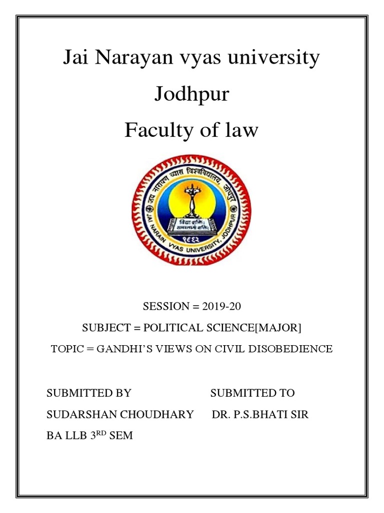 Sudarshan Pol Science Project | PDF | Mahatma Gandhi | Nonviolence