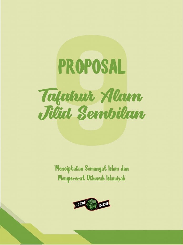 Proposal Tafakur Alam Jilid 8 Fix1 | PDF