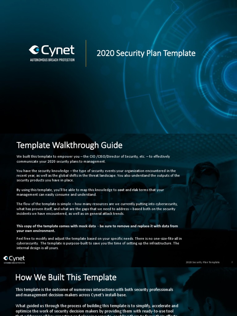 2020 Security Plan Template | PDF | Ransomware | Computer Security