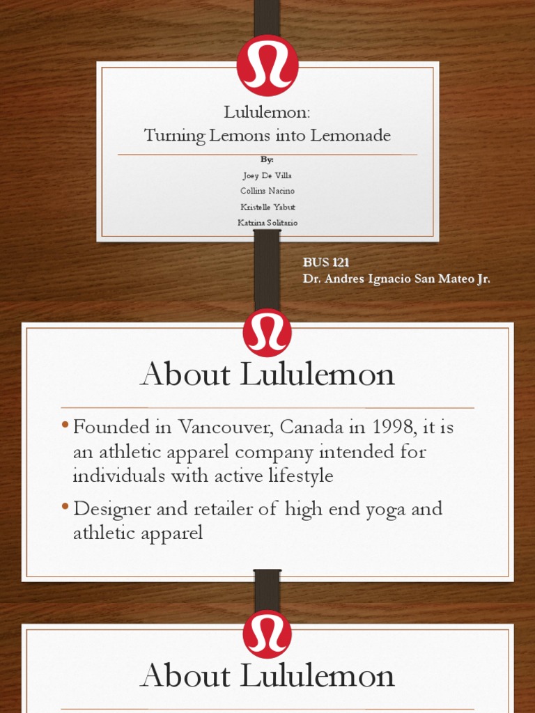 Lululemon's Path to Reputation Recovery | PDF | Business | Economies