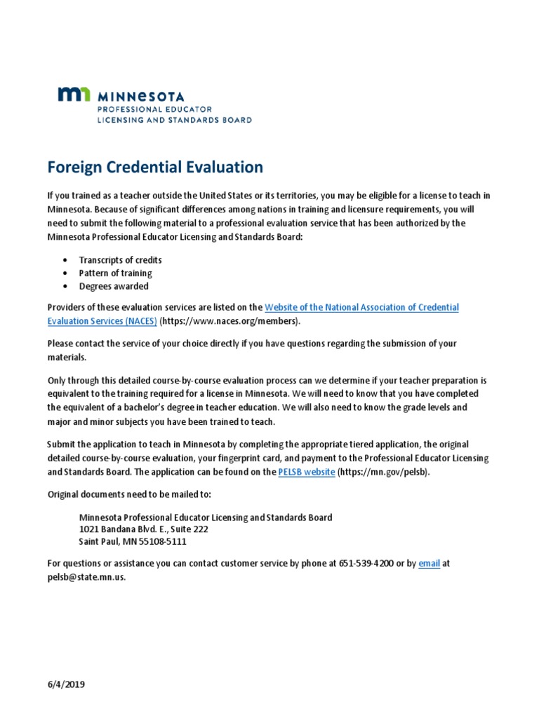 Foreign Credential Evaluation - tcm1113-322270 | PDF | Career & Growth | Business