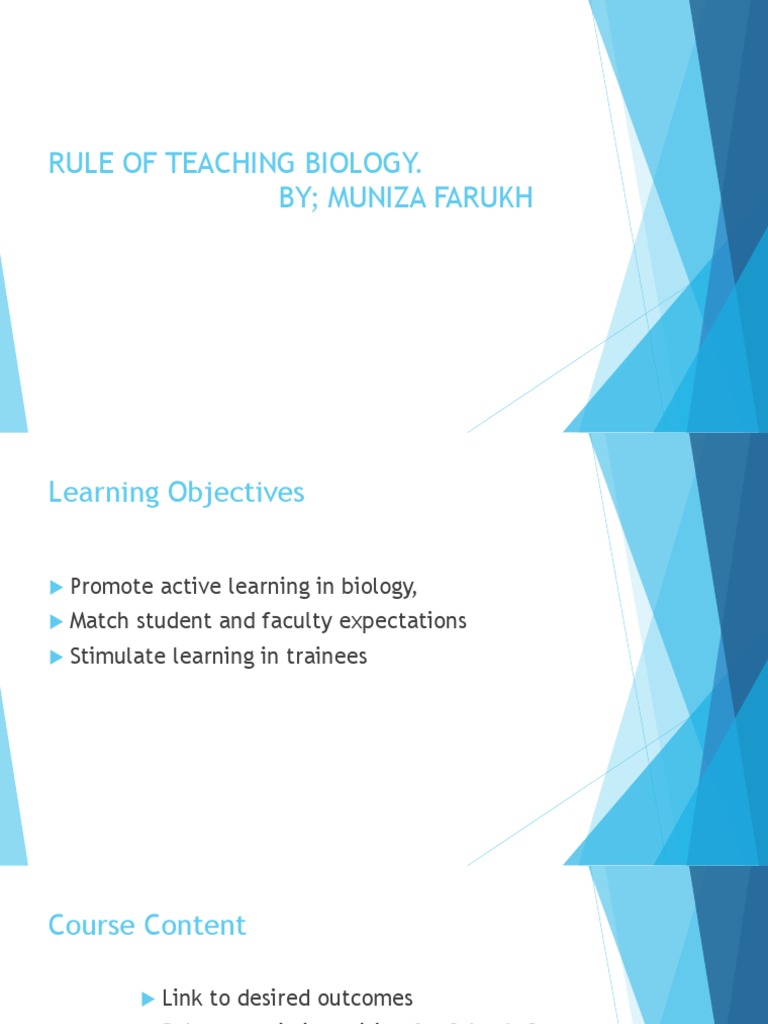 Rules of Teaching Biology | PDF | Messenger Rna | Gene