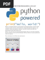Python PPT | PDF | Python (Programming Language) | Integrated ...
