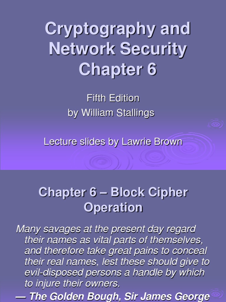 Block Cipher Modes and Triple Des | PDF | Military Communications | Espionage Techniques