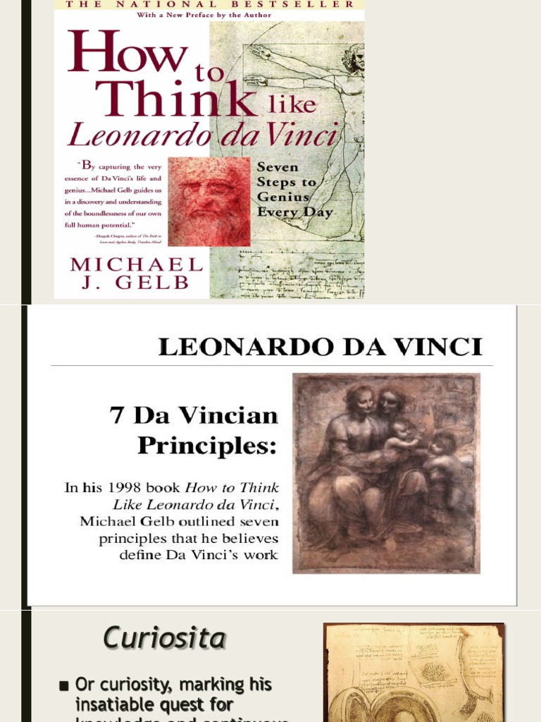 Exploring Da Vincian Principles | PDF | Curiosity | Lateralization Of ...
