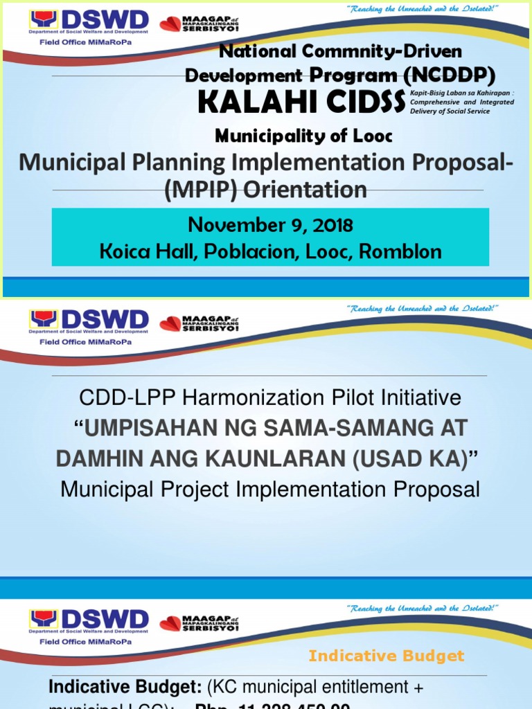 MPIP | PDF | Emergency Management | Monitoring And Evaluation
