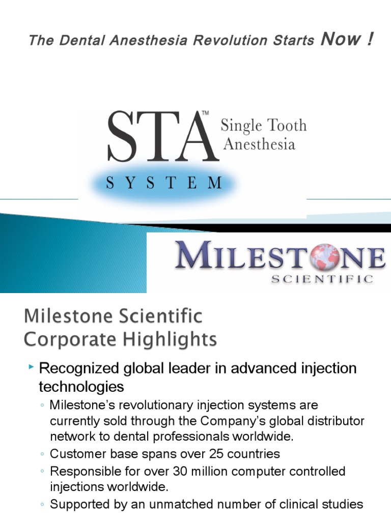 Sta Wand Sytem | PDF | Anesthesia | Injection (Medicine)