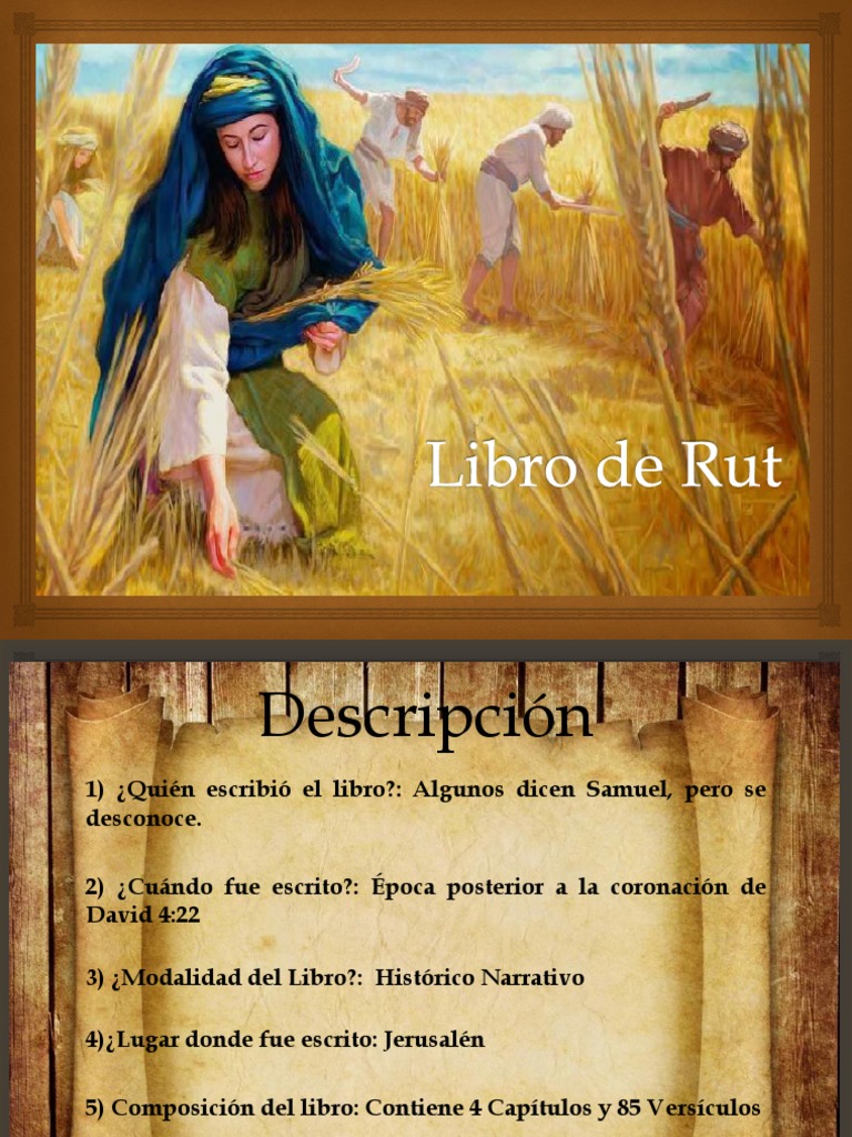 Presentacion Libro de Rut | PDF | Libro de rut | Noemí (figura bíblica)
