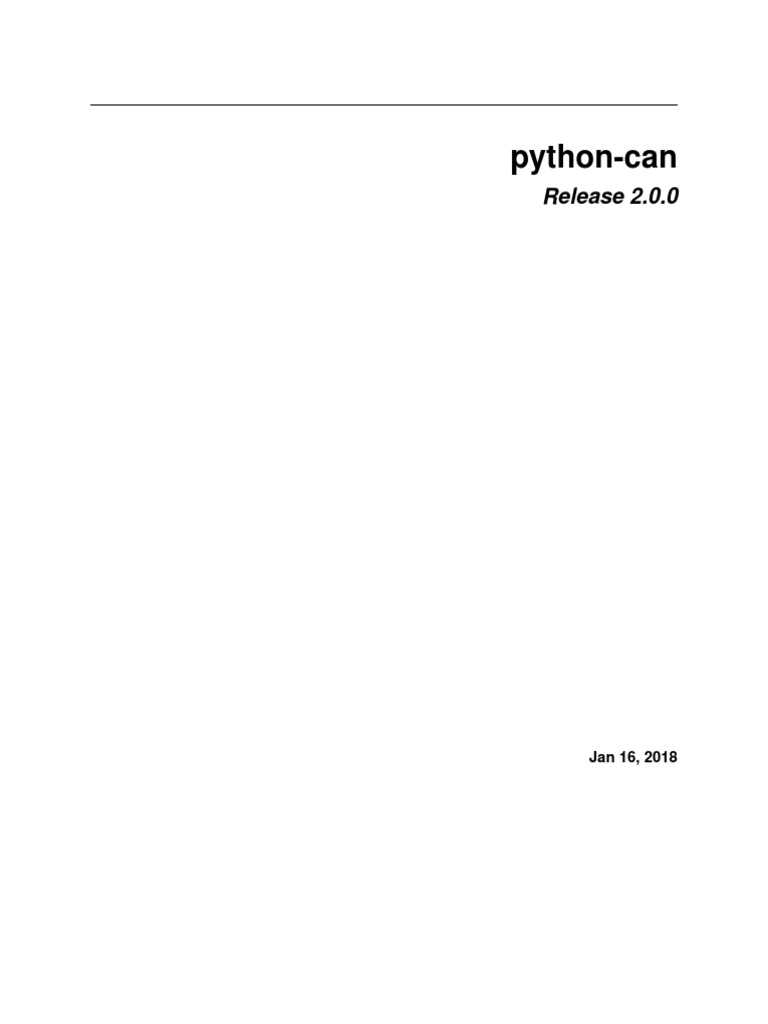 Python Can | PDF | Application Programming Interface | Network Socket Python Can | PDF | Application Programming Interface | Network Socket