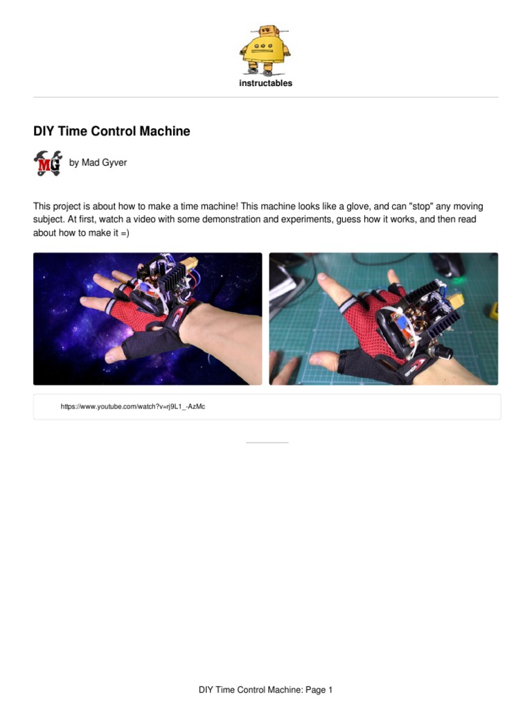 DIY Time Control Machine | PDF | Electrical Components | Electromagnetism