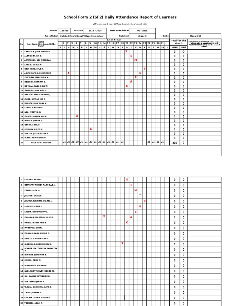 Sf2 2019 2020 Grade 5 Moon August | PDF | Public Sphere