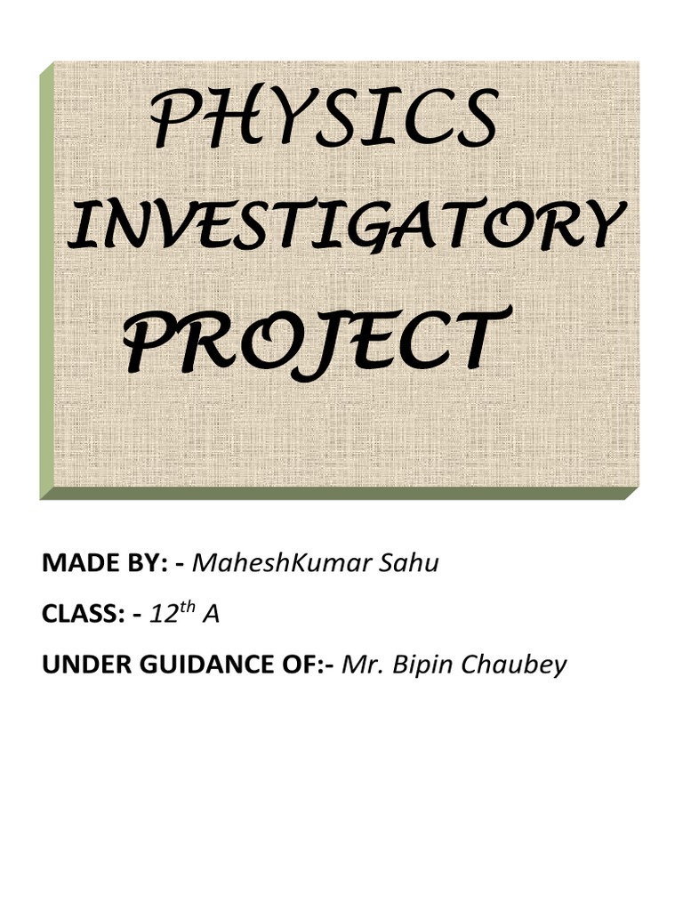 Investigatory Project | Download Free PDF | Logic Gate | Boolean Algebra