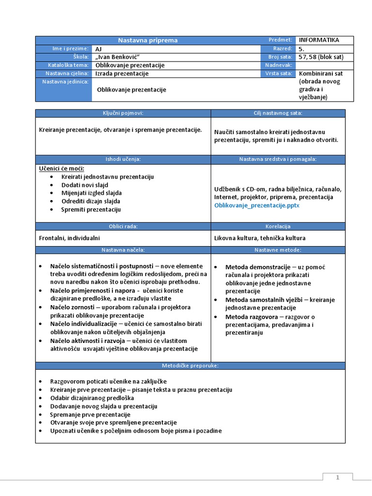 57 58 Oblikovanje Prezentacije | PDF