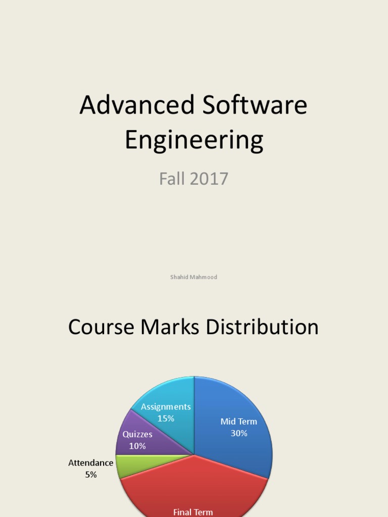 Advanced Software Engineering: Fall 2017 | PDF | Test (Assessment ...