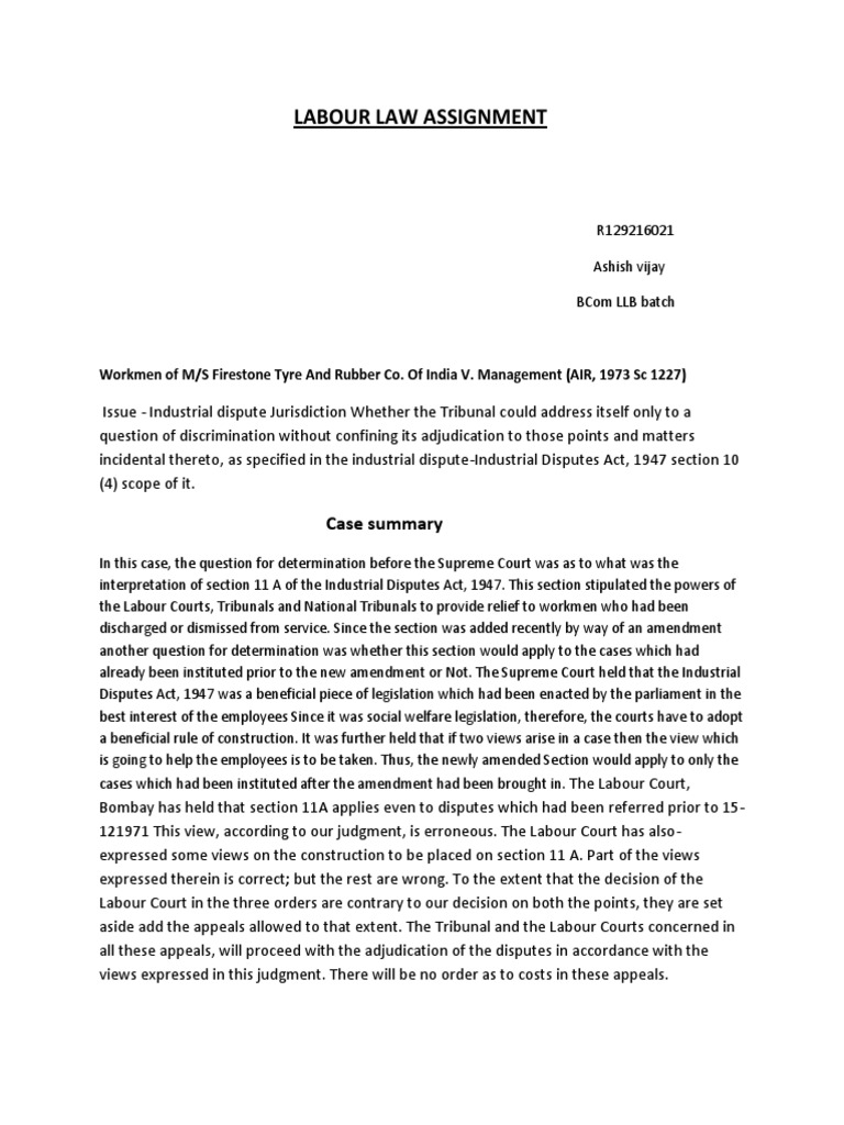 Case Summary | PDF | Supreme Courts | Tribunal