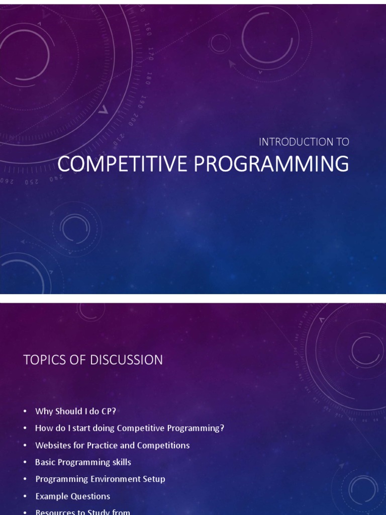 Competitive Programming Guide | PDF