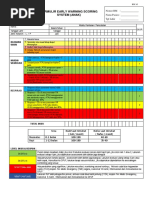 Formulir Early Warning Score (EWS) | PDF